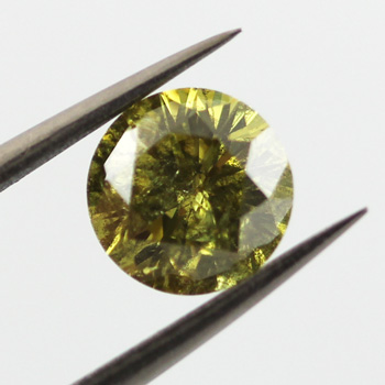 Yellow Diamond - Fancy Deep Grayish Greenish Yellow, 1.62 carat, ID-253