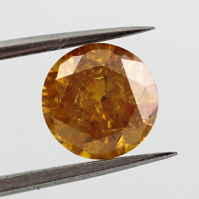 Orange Diamond - Fancy Deep Yellow Orange, 1.22 carat, ID-6033