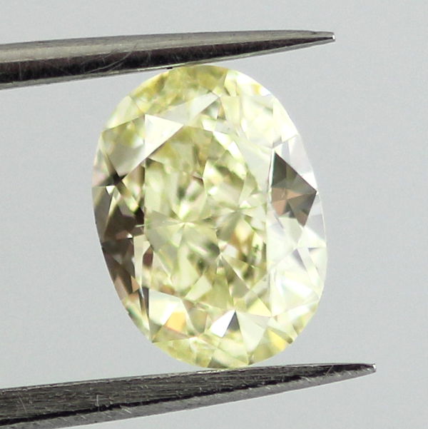 Yellow Diamond - Fancy Light Yellow, 1.02 carat, VS2, ID-9012